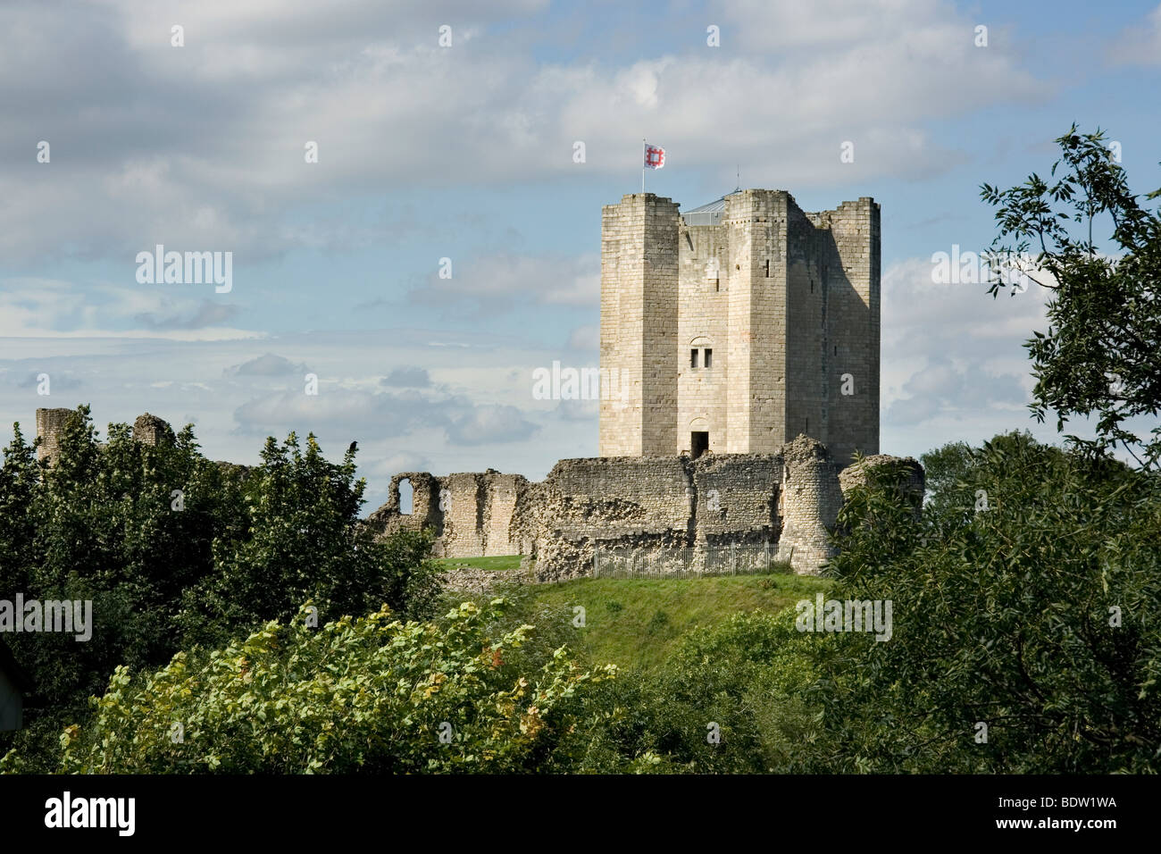Conisbrough castle doncaster south yorkshire hi-res stock photography ...