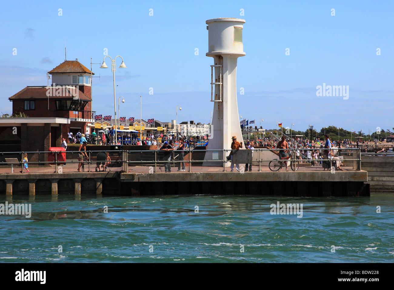 River Arun and the tower Littlehampton West Sussex UK Stock Photo - Alamy