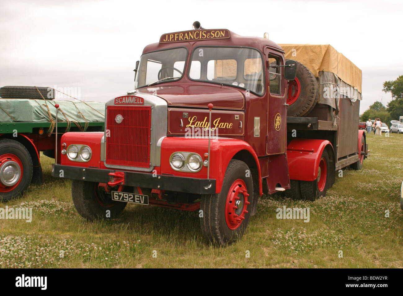 Classic British Trucks Scammell Highwayman Stock Photo - Alamy