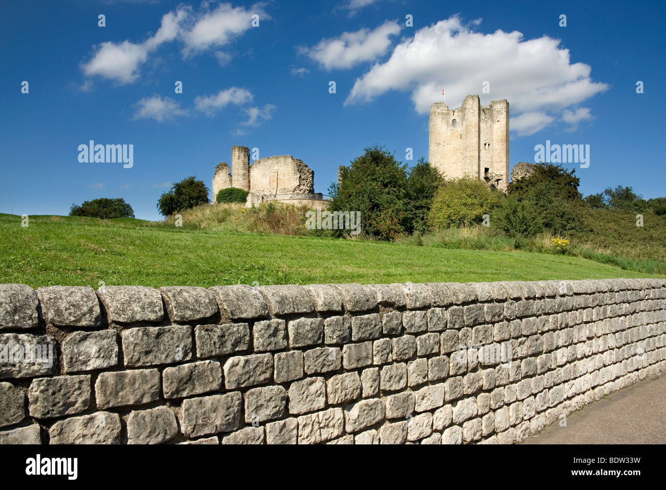 The remains of Conisbrough Castle, one of England's finest Norman ...