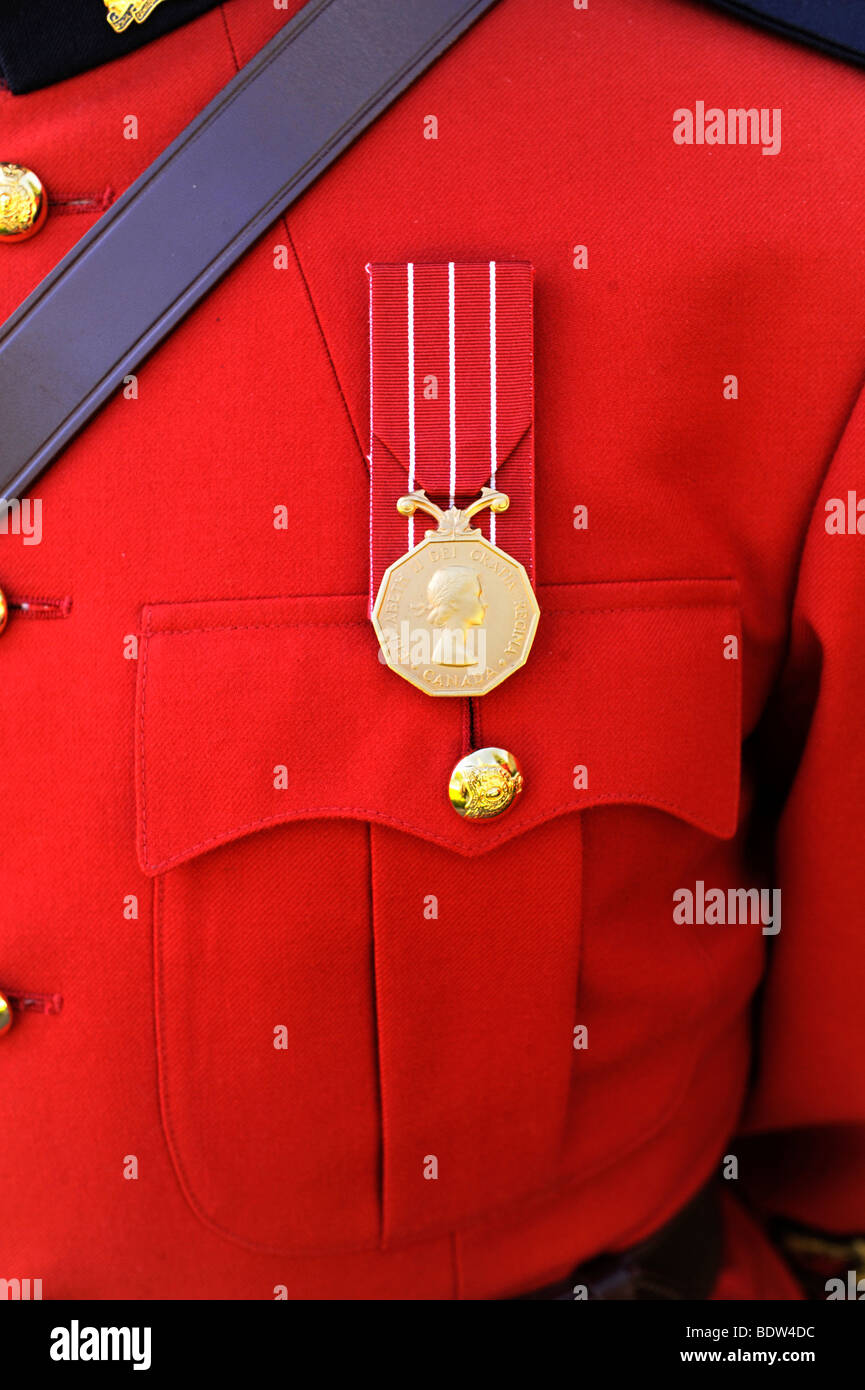 Canadian Mounties in Uniform in Patriotic Parade Stock Photo - Alamy