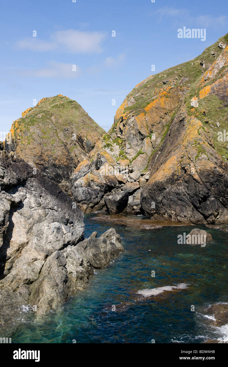 Mullion Cove Lizard Cornwall England UK Stock Photo - Alamy