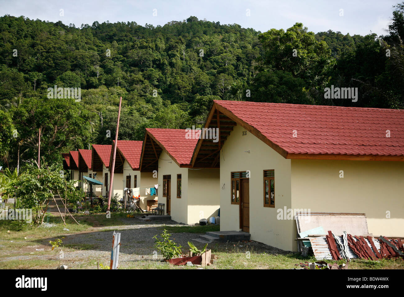 INDONESIA CRS houses, Pulo Aceh, Aceh. 2 years after the Tsunami ...