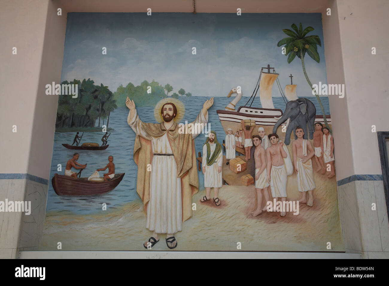 INDIA The Mar Thoma Pontifical Shrine, site of one of the eight ...