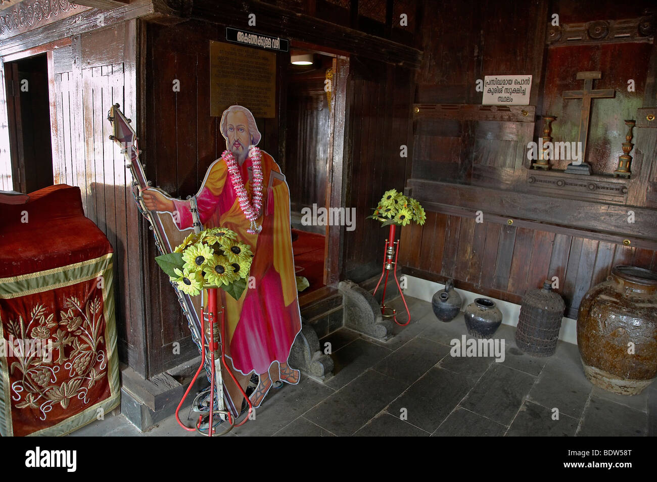 INDIA Niranam Syrian Orthodox church, one of eight founded by St ...