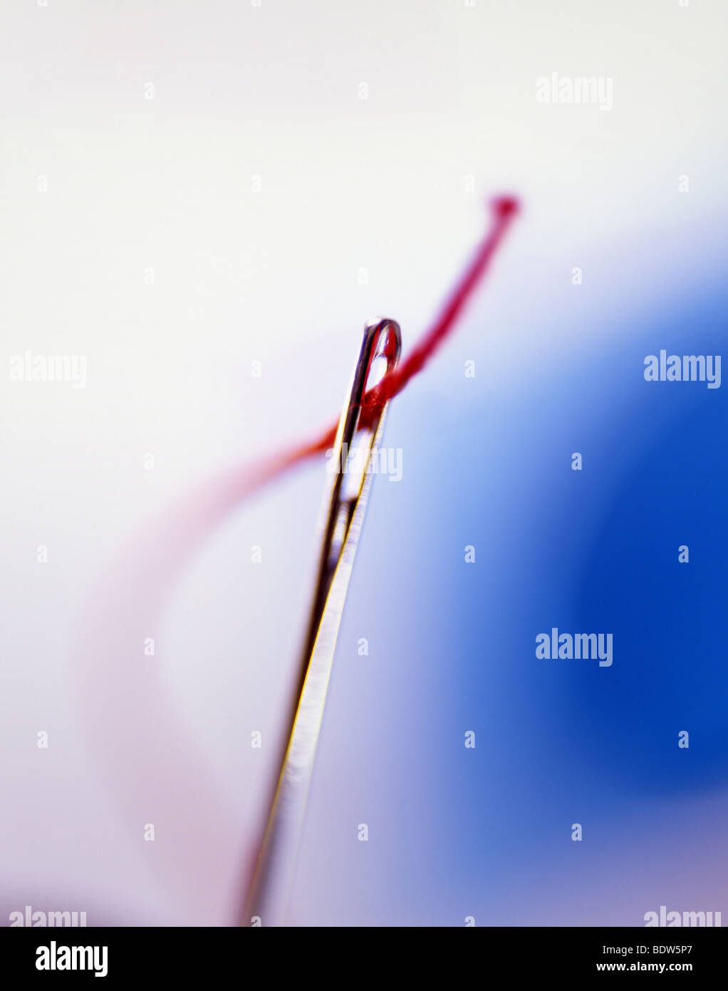 Needle and thread Stock Photo - Alamy