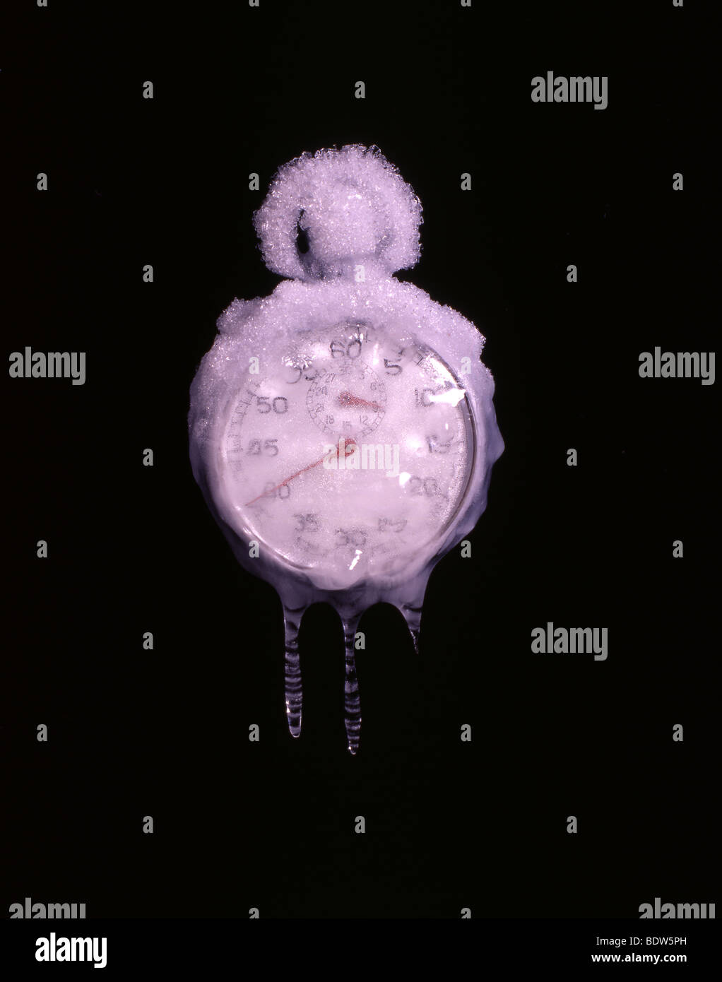 Time stopwatch frozen hi-res stock photography and images - Alamy