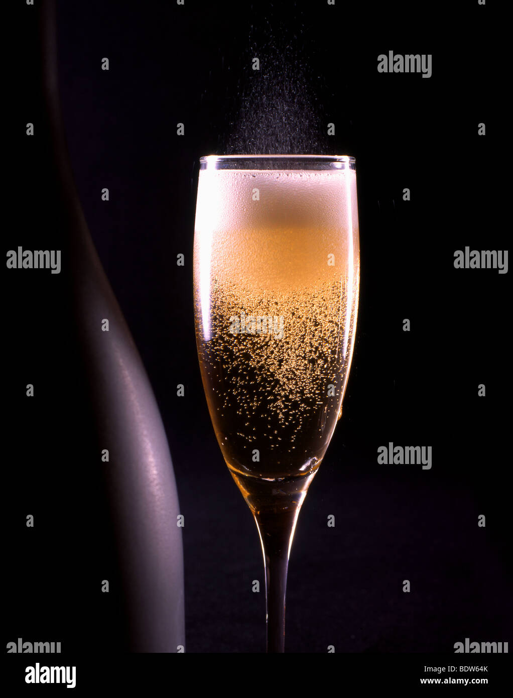 Sparkling wine bottle overflowing hi-res stock photography and images ...