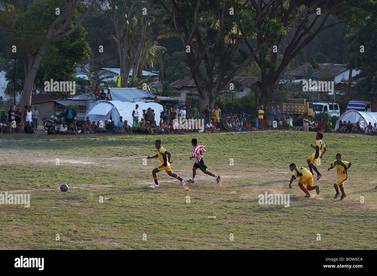 Timor Leste Football match, Aileu PHOTOGRAPH by SEAN SPRAGUE Stock ...