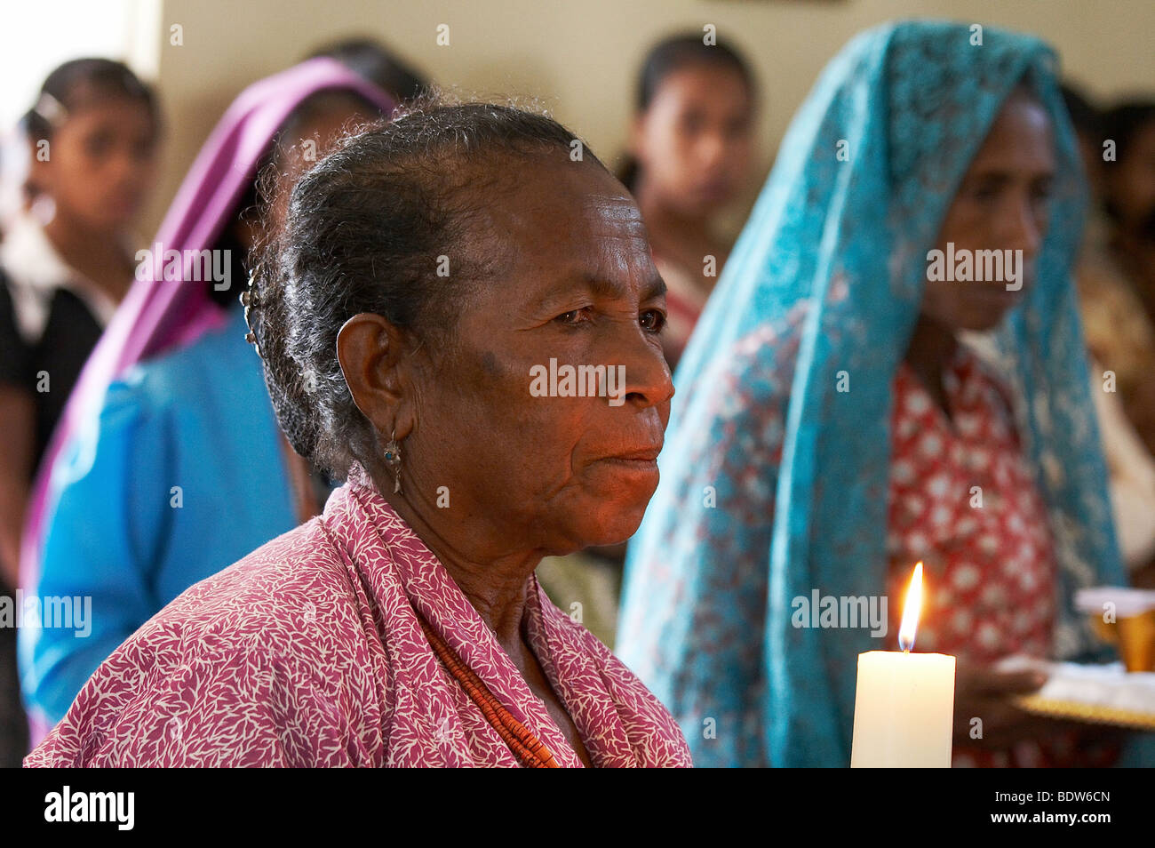 Timor Leste Sunday mass at the Catholic church in Aileu PHOTOGRAPH by ...