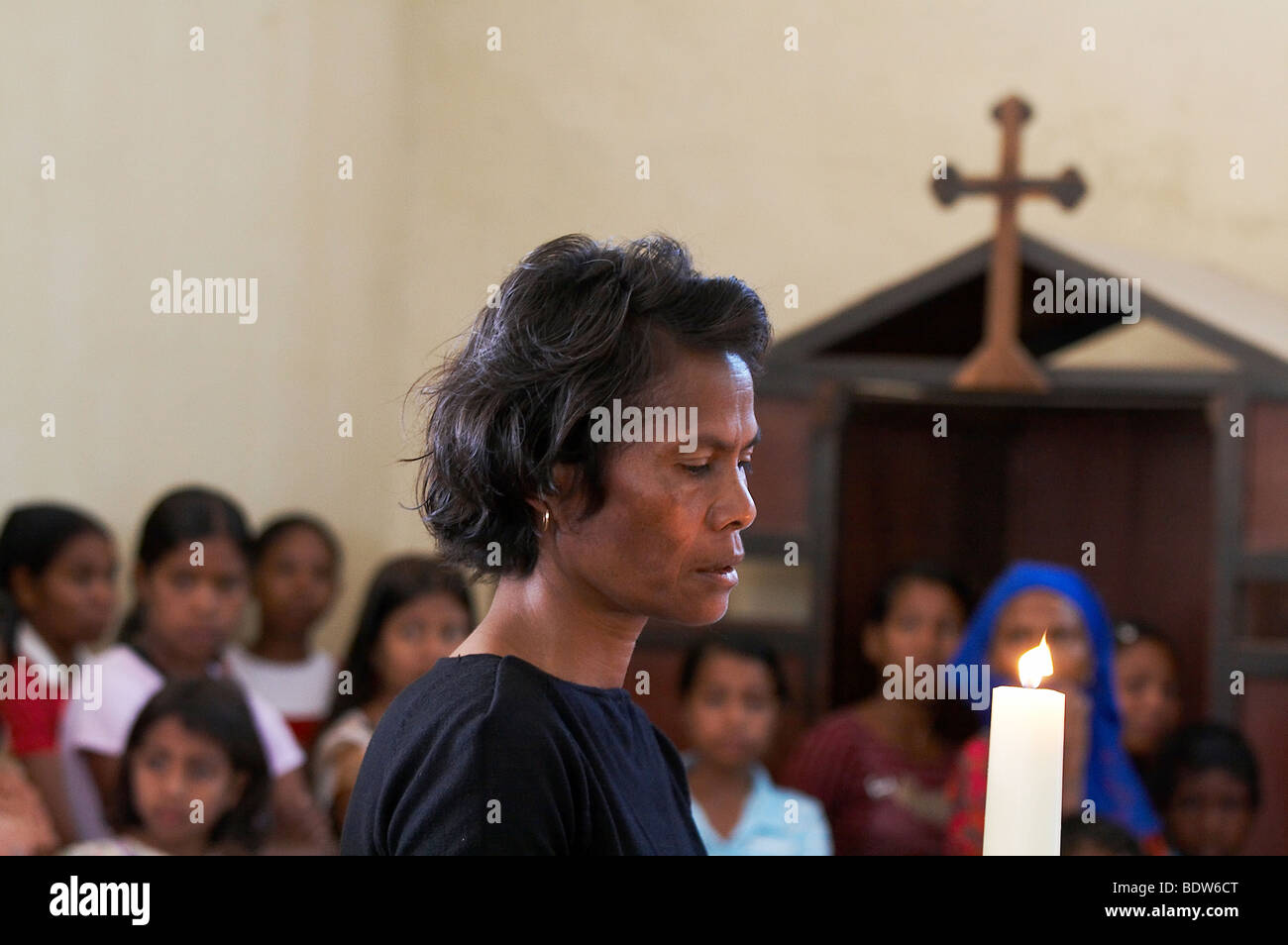 Timor Leste Sunday mass at the Catholic church in Aileu PHOTOGRAPH by ...