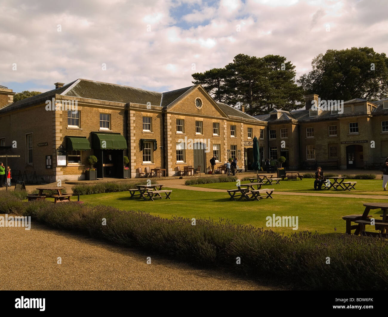 Stables café at Holkham Hall North Norfolk Stock Photo - Alamy