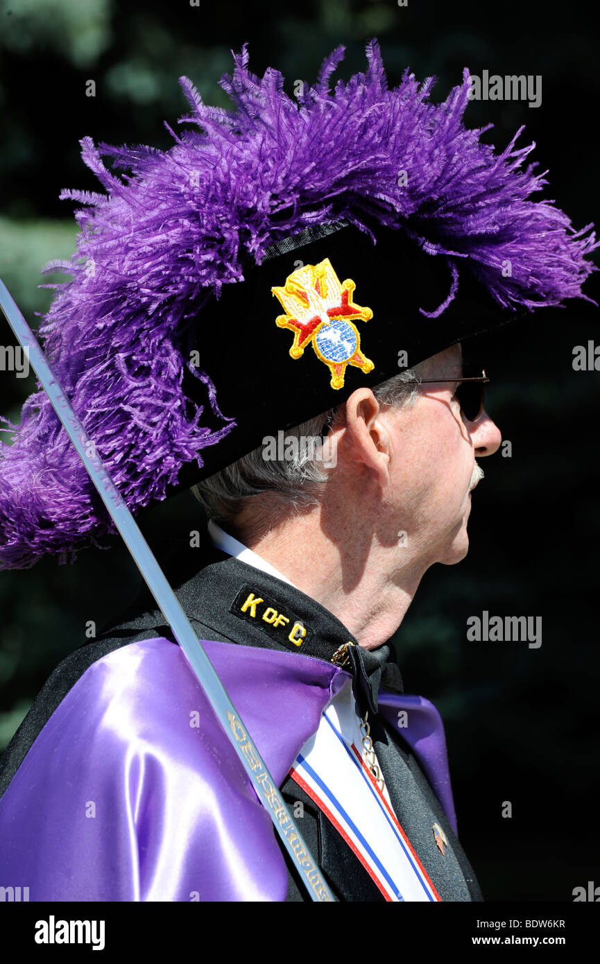 Knights of columbus parade hi-res stock photography and images - Alamy