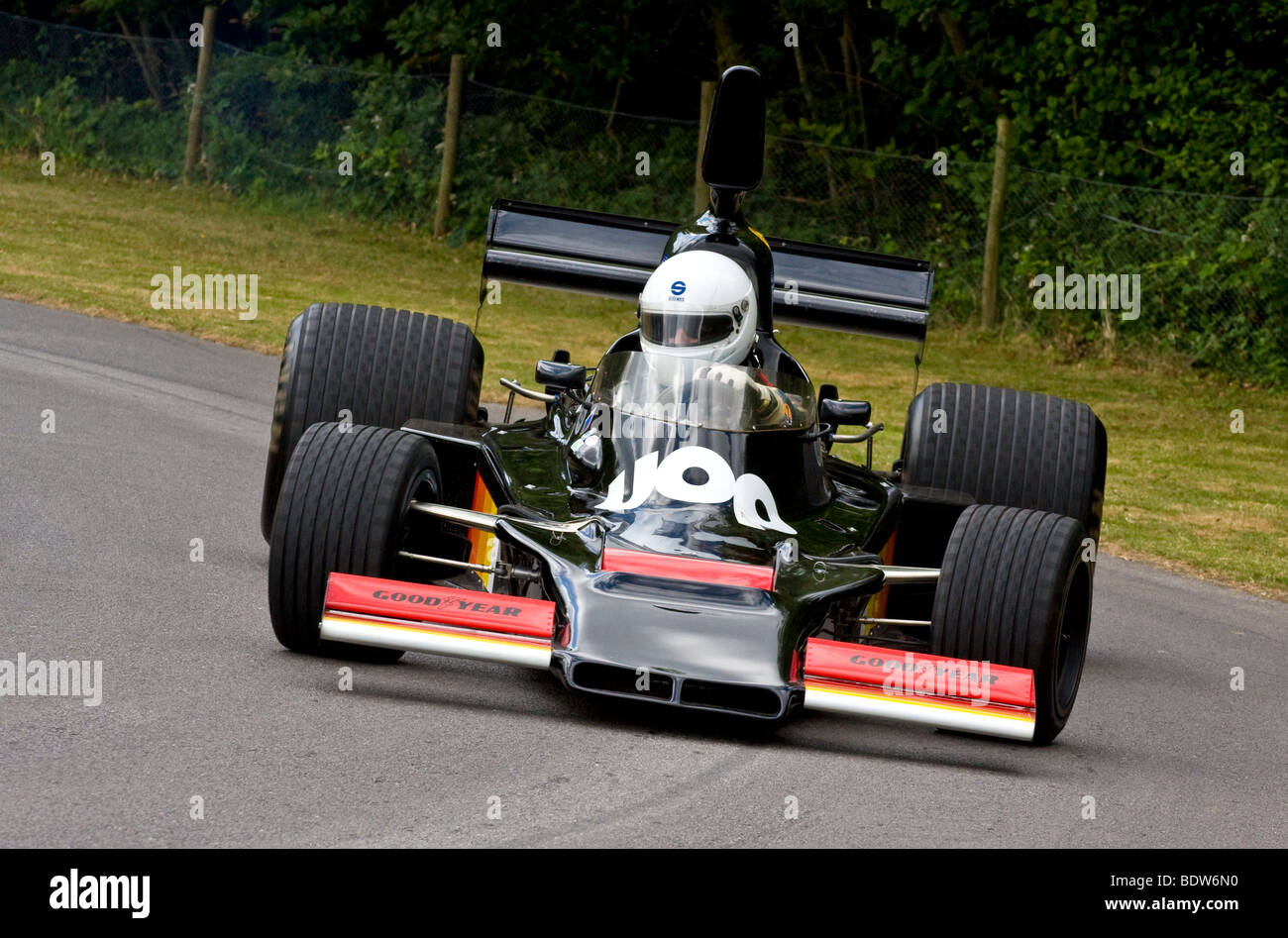 1975 Shadow-Cosworth DN5 with driver Nick Colyvas at Goodwood Festival of Speed, Sussex, UK ...