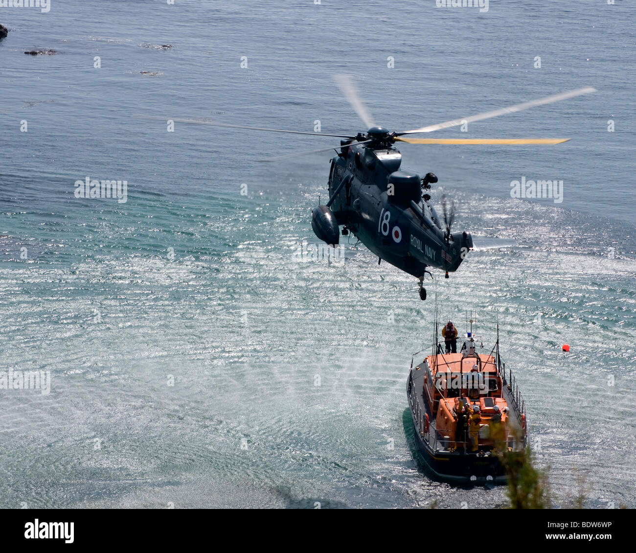 Lizard Lifeboat Day Lizard Point Cornwall England Stock Photo - Alamy