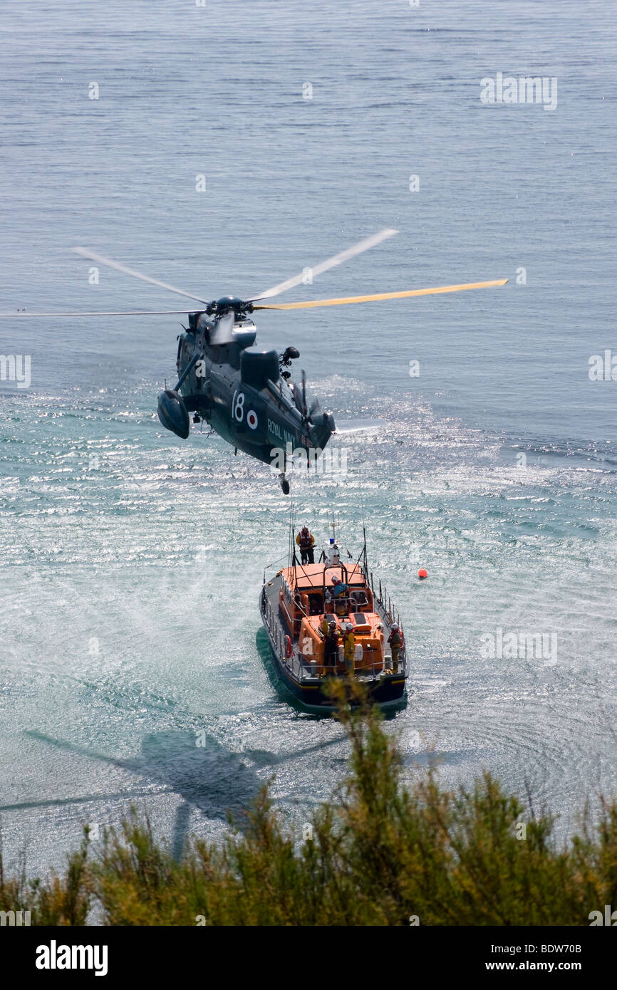 Lizard Lifeboat Day Lizard Point Cornwall England Stock Photo - Alamy