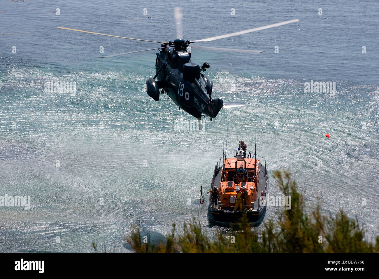 Lizard Lifeboat Day Lizard Point Cornwall England Stock Photo - Alamy