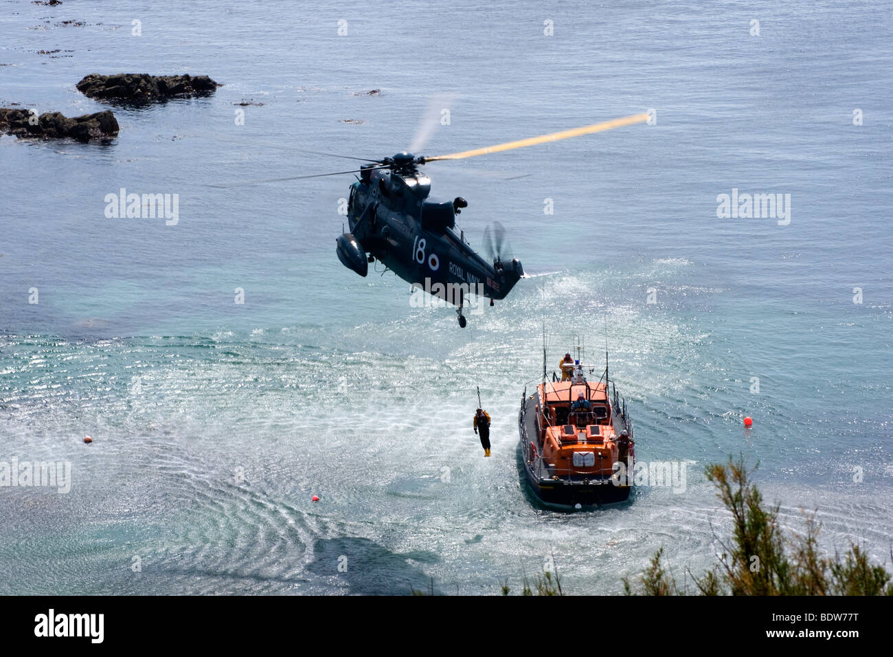 Lizard Lifeboat Day Lizard Point Cornwall England Stock Photo - Alamy