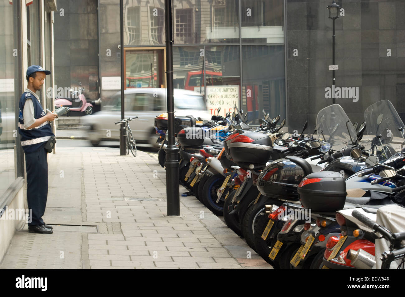 Traffic warden in uniform hi-res stock photography and images - Alamy