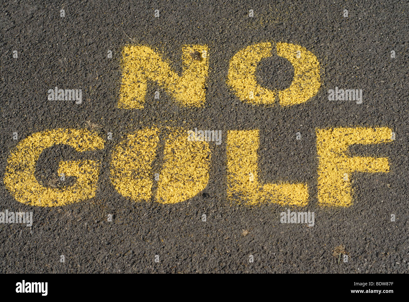 Golf sign hi-res stock photography and images - Alamy