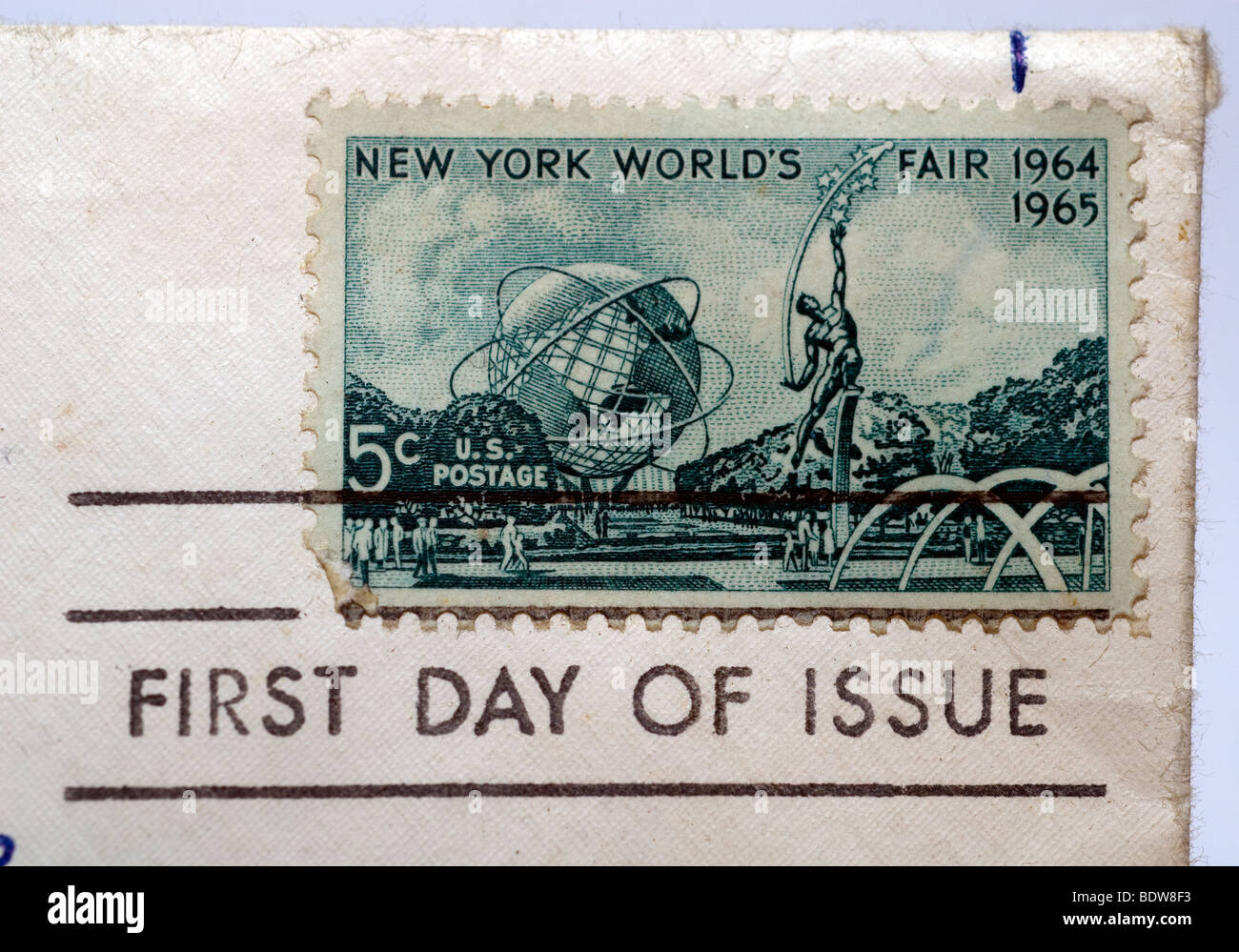 First day of issue postage cancellations. 1964-1965 New York World's ...