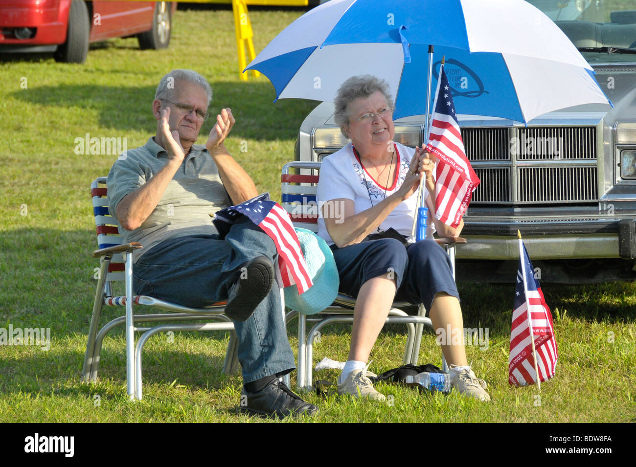 Senior Citizens at rally to protest high taxes and big government Stock ...