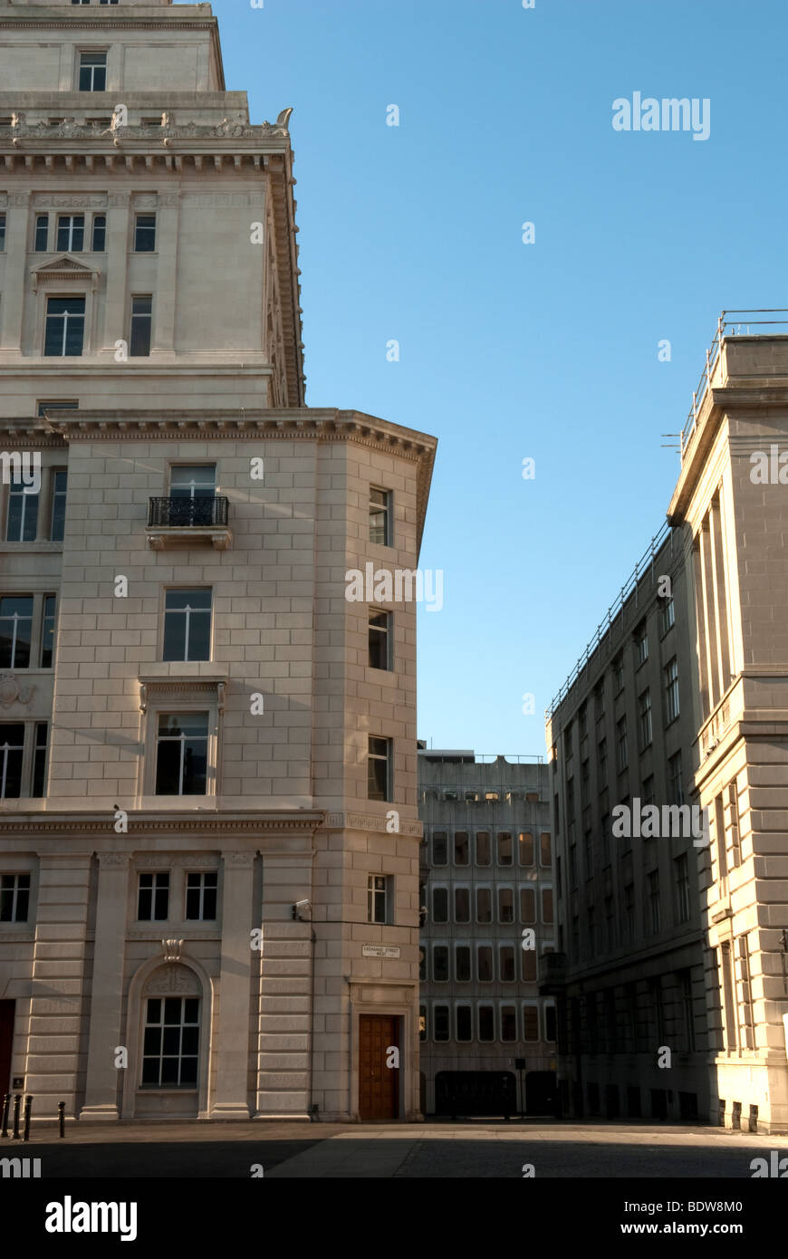 Commercial buildings at Exchange Flags Liverpool Merseyside UK Stock ...