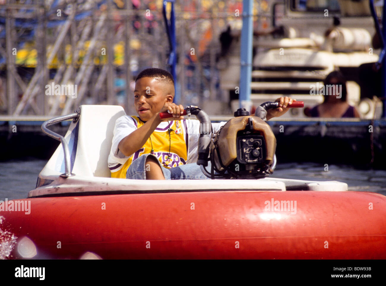 bumper boat ride water park recreation fair festival fun excitement ...