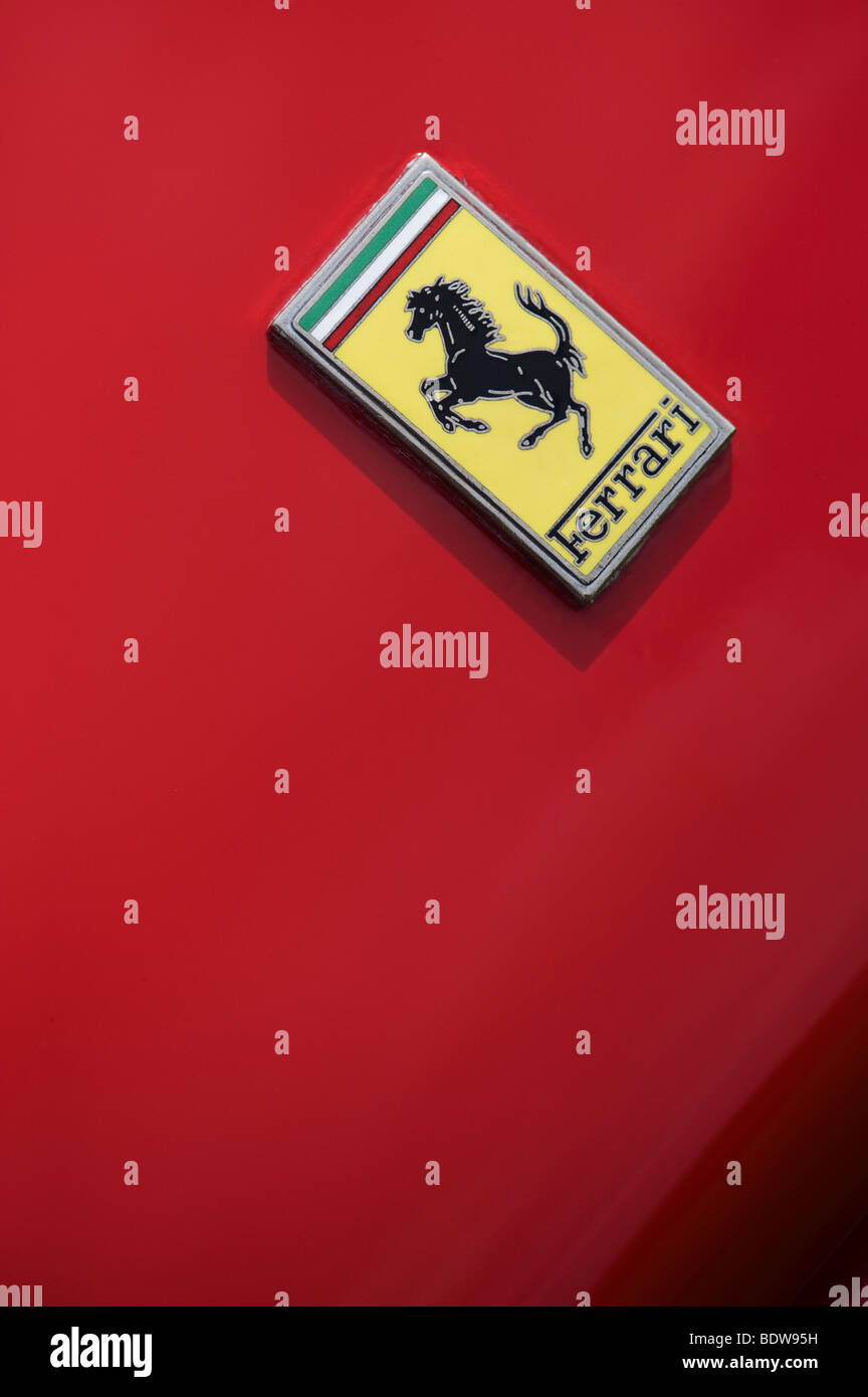 Ferrari logo hi-res stock photography and images - Alamy