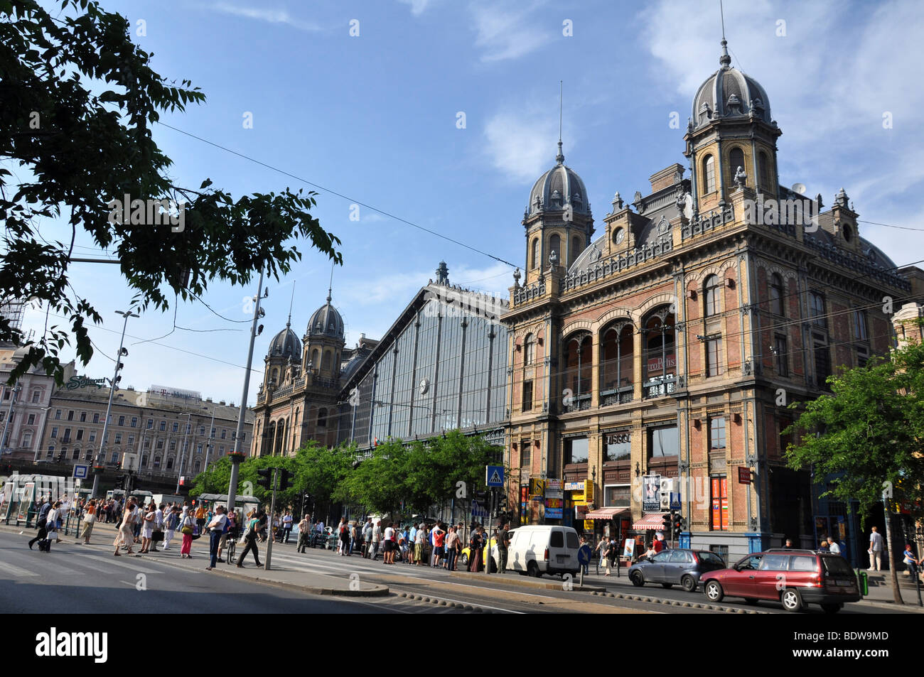 Eastern Europe, Hungary, Budapest, Nyugati railway station Stock Photo ...