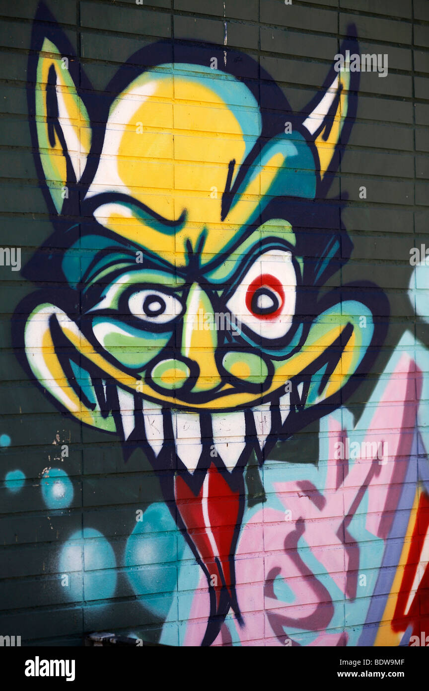 Graffiti, mural painting, Berlin, Germany, Europe Stock Photo - Alamy