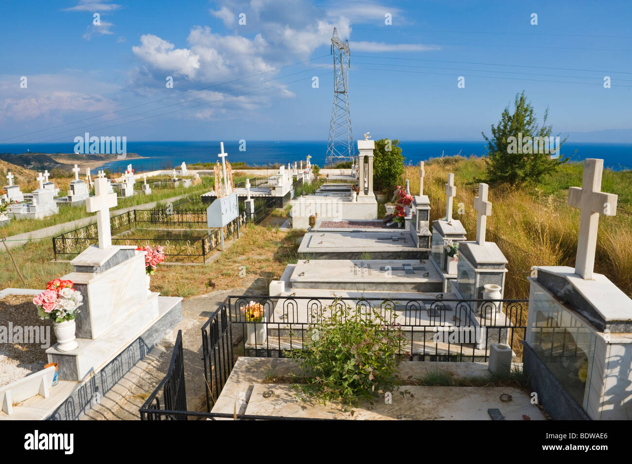 Greek orthodox graveyard cemetery hi-res stock photography and images ...