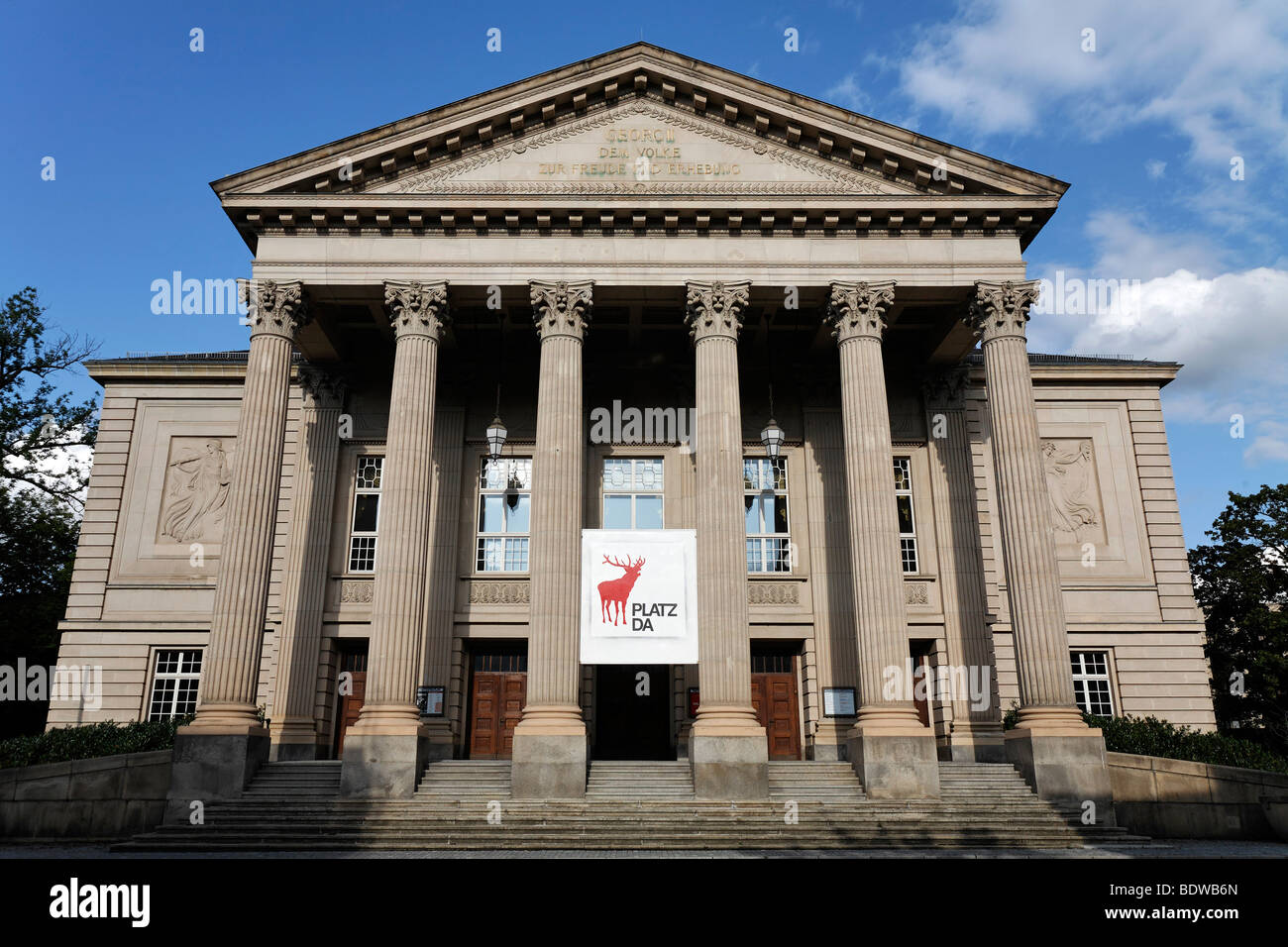 Meininger Theater, last neoclassical theater in Germany, Rhoen ...
