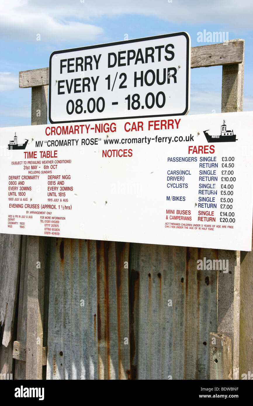 Nigg cromarty ferry service hi-res stock photography and images - Alamy