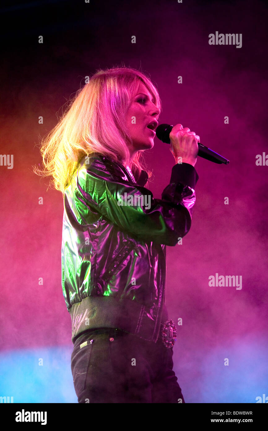 BUDAPEST-JULY 11: C.C. Catch perform on stage at Cafe del Rio July 11 ...
