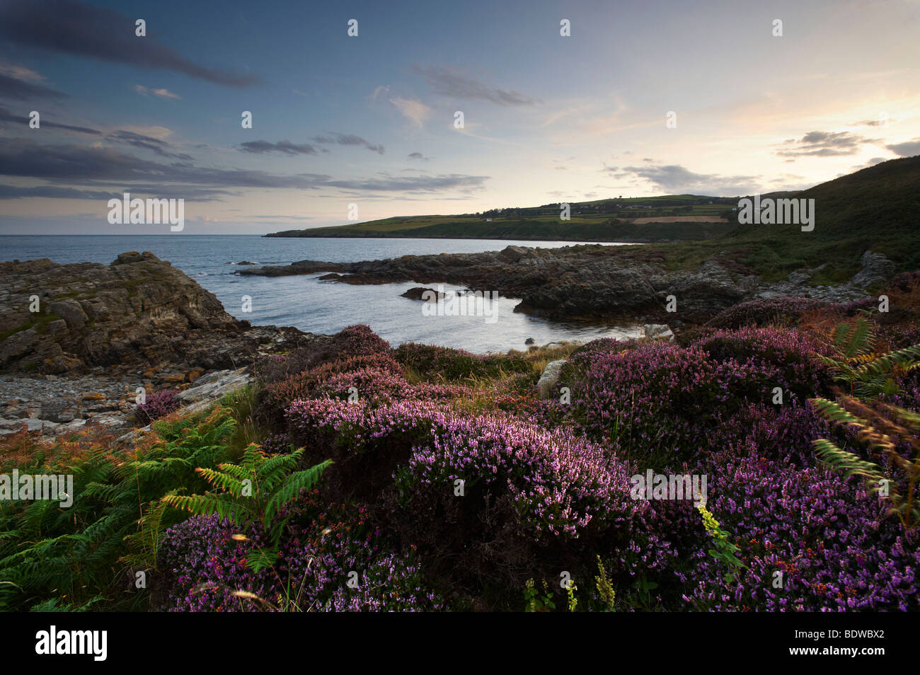 Port Mooar Maughold Isle Of Man Stock Photo - Alamy