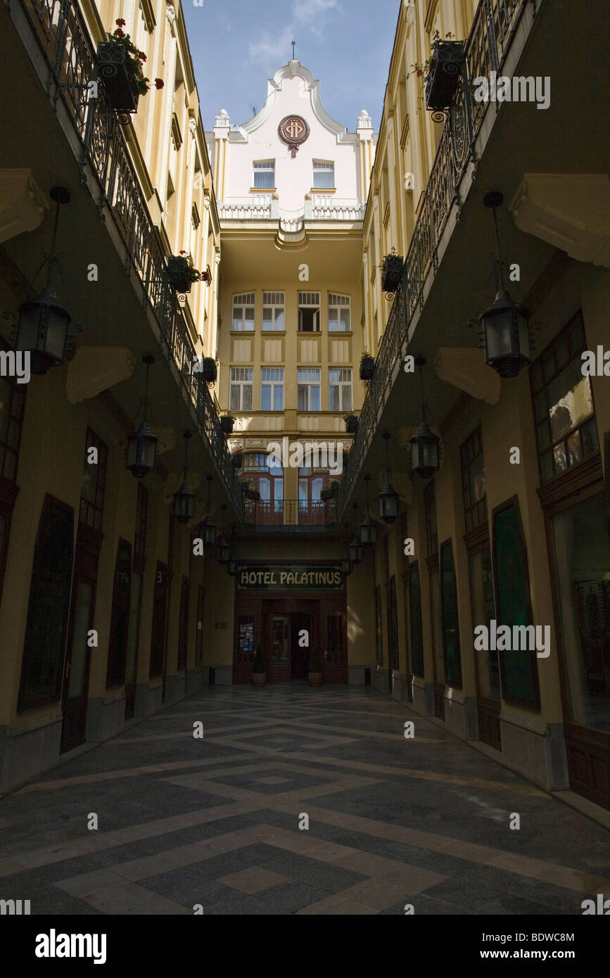 The Hotel Platinus, Pec, Hungary Stock Photo - Alamy