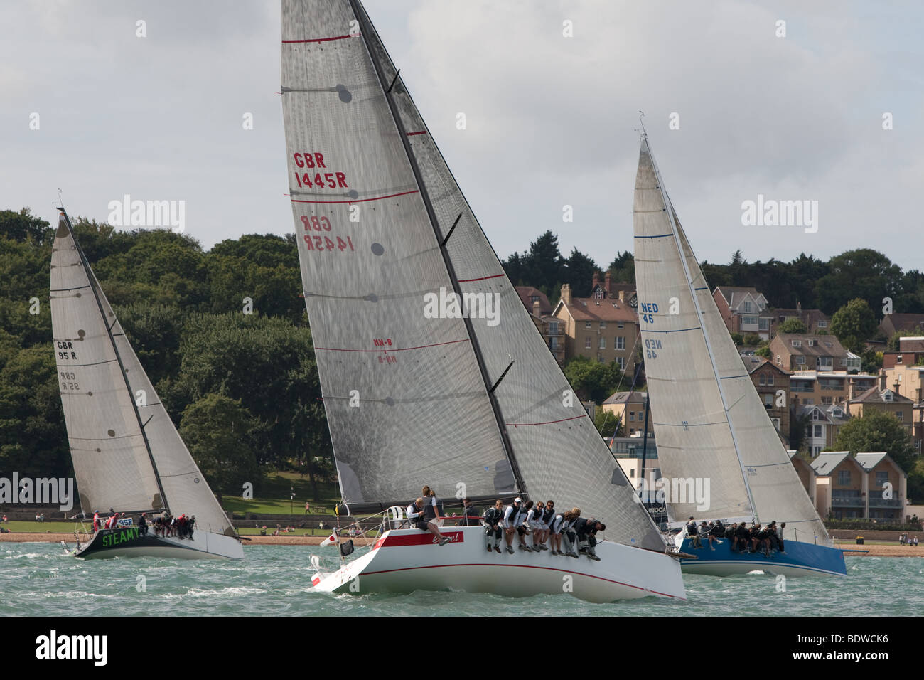 Cowes week sailing Stock Photo - Alamy