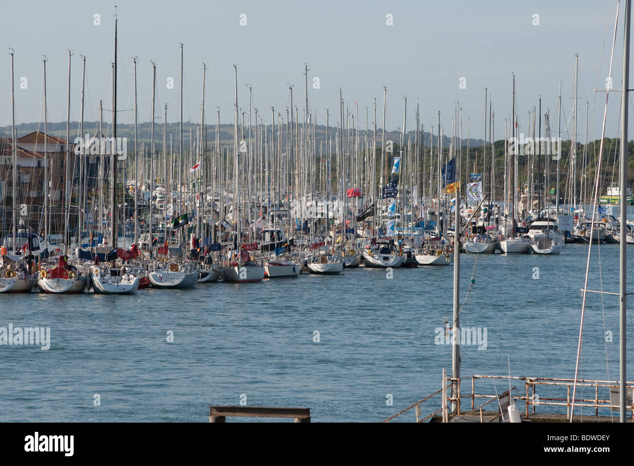 East Cowes Marina Isle of Wight Stock Photo - Alamy