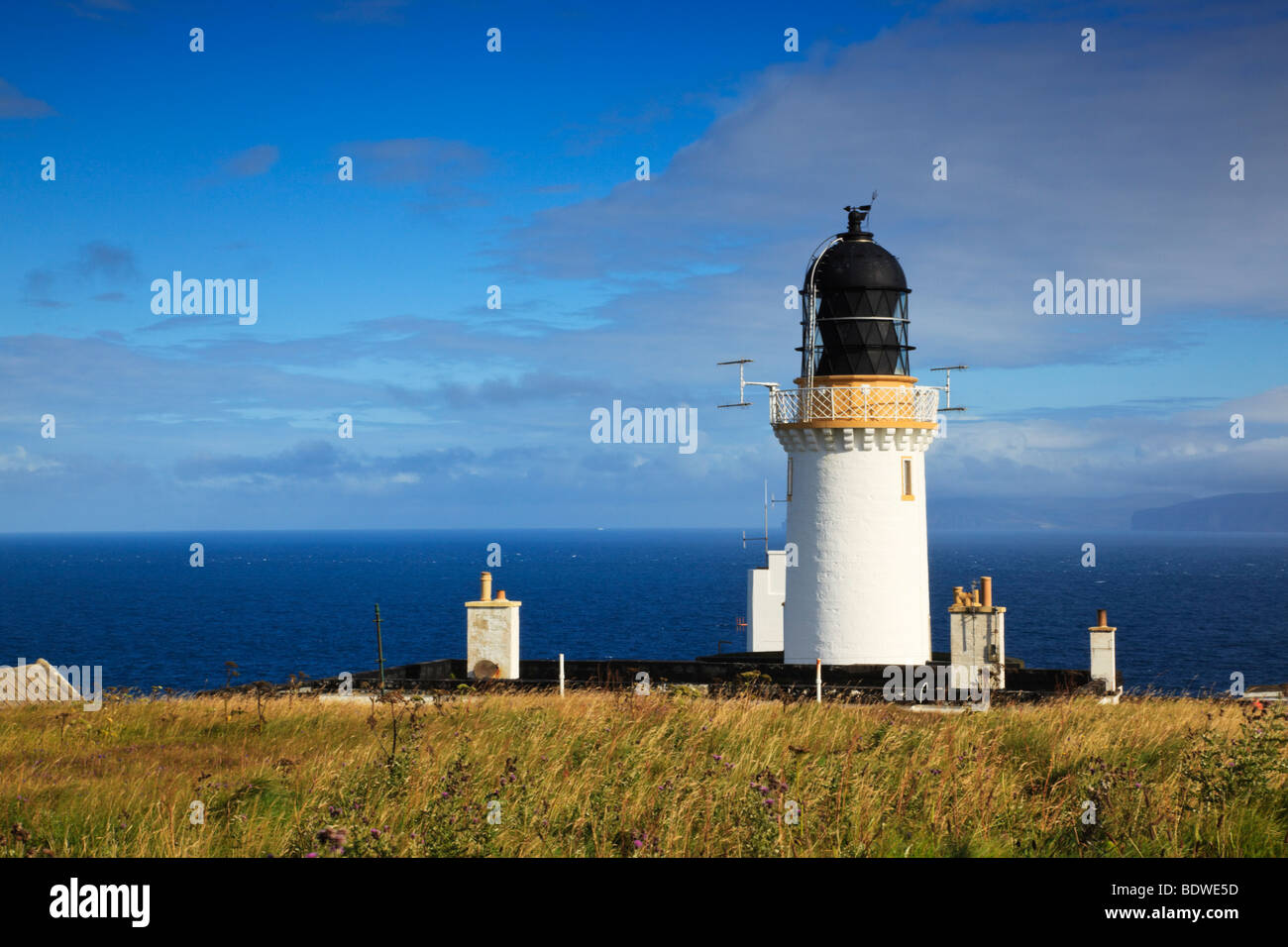 Dunnet Head lighthouse, Thurso, Caithness, Scotland Stock Photo - Alamy