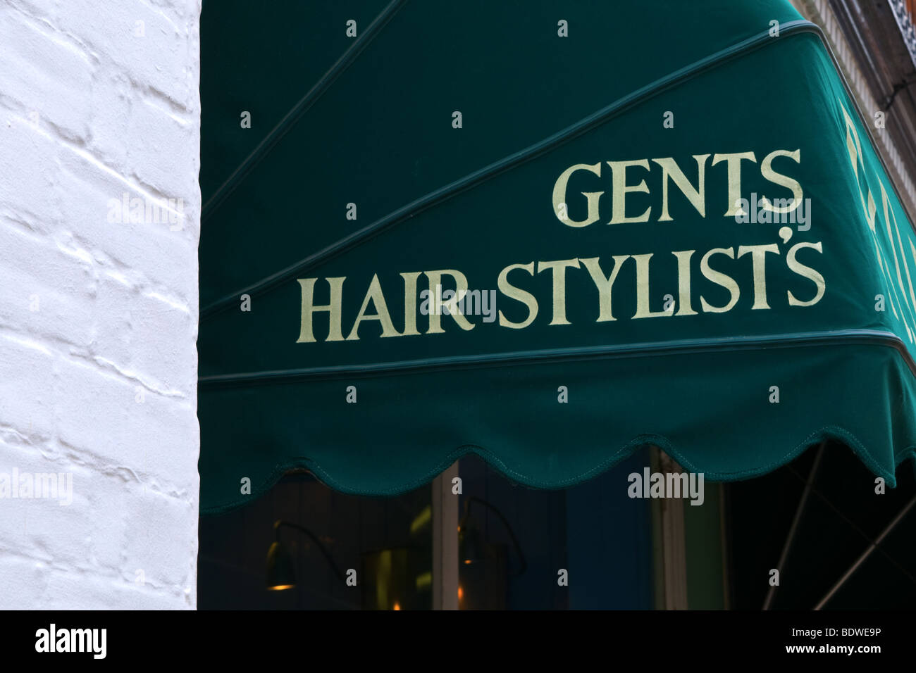 Hair cut sign Stock Photo - Alamy
