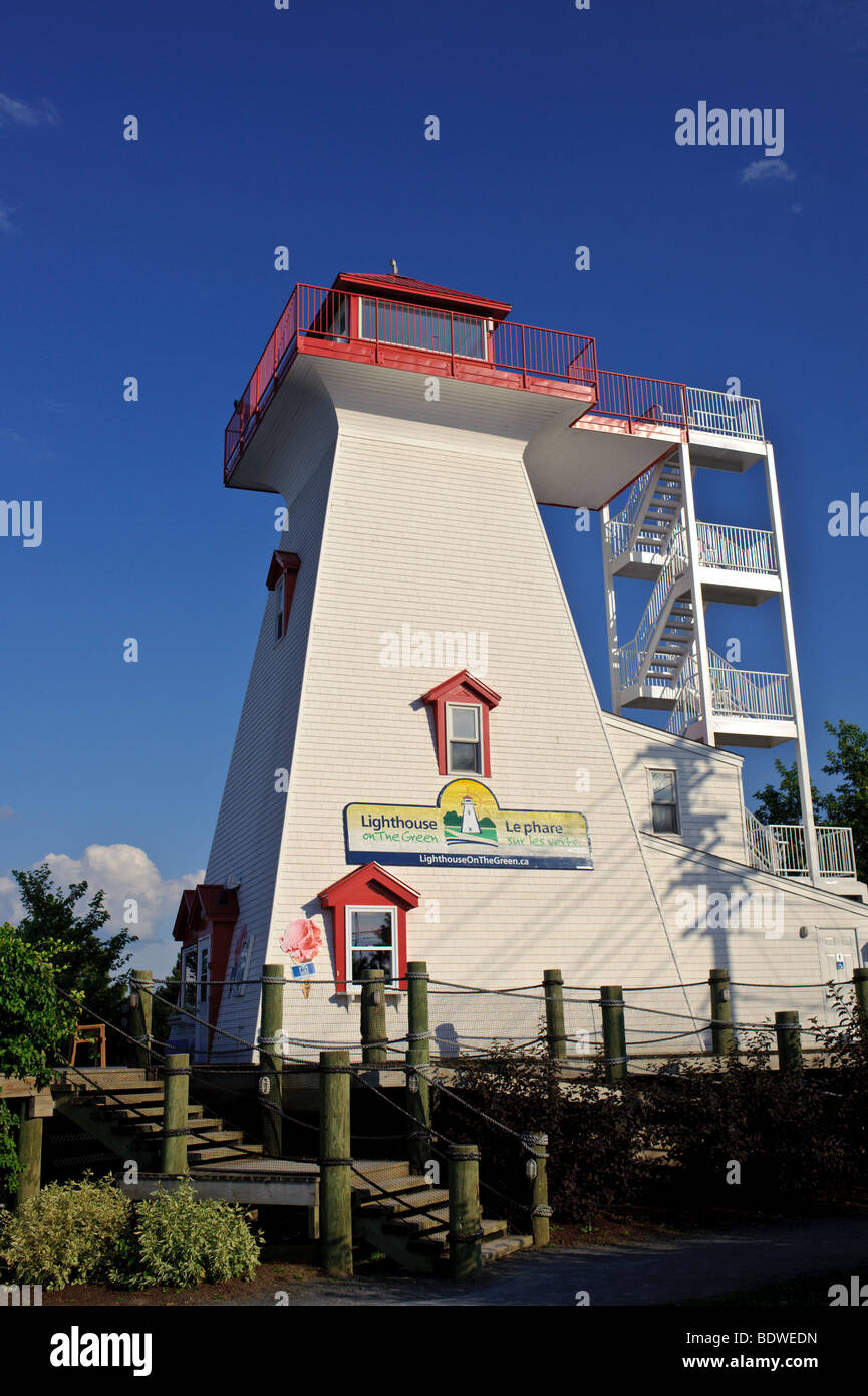 The lighthouse on the green in Fredericton New Brunswick, Canada Stock ...
