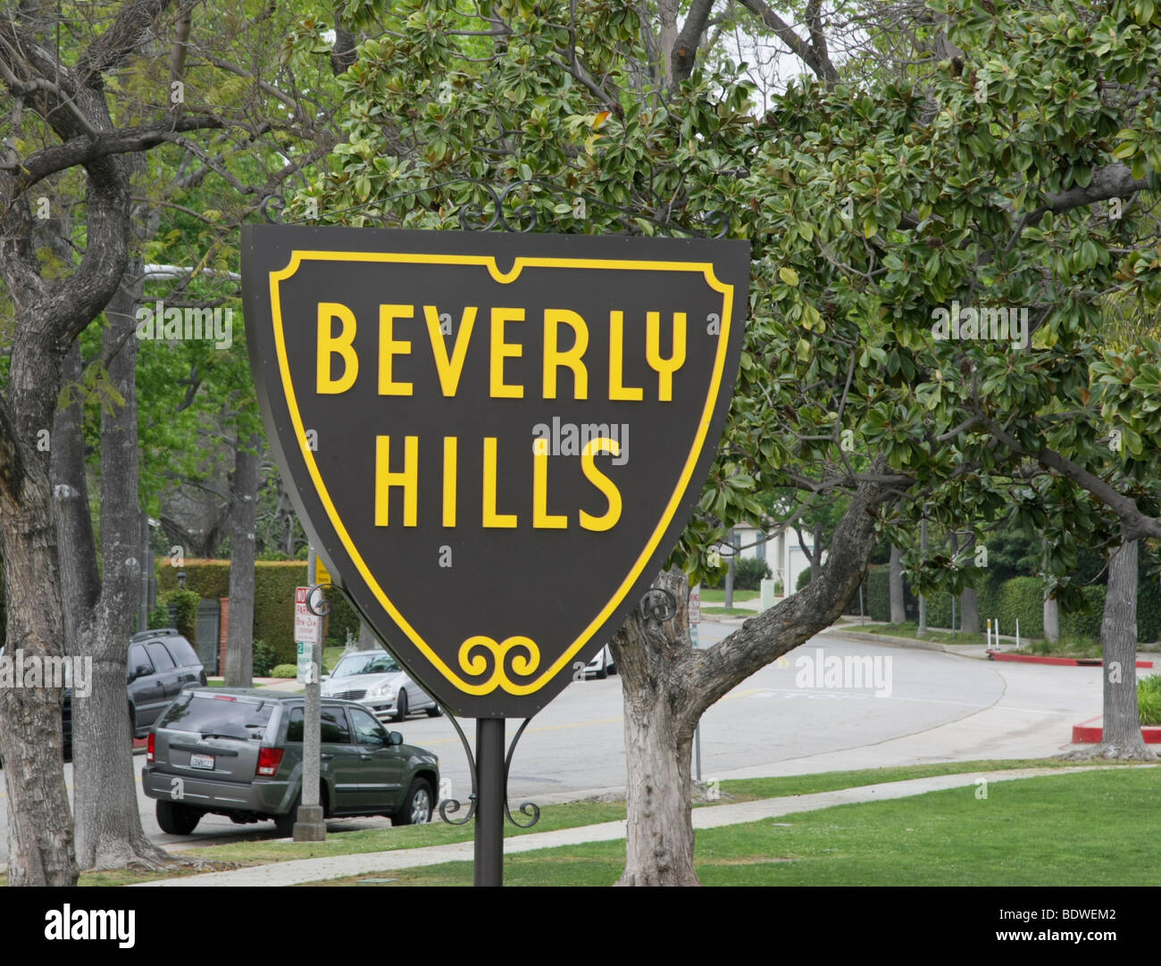 The Beverly Hills sign in Beverly Hills, Los Angeles Stock Photo - Alamy
