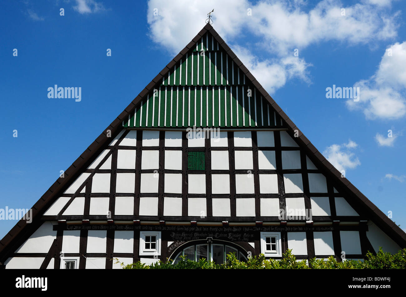 Half timbered gable old hi-res stock photography and images - Alamy