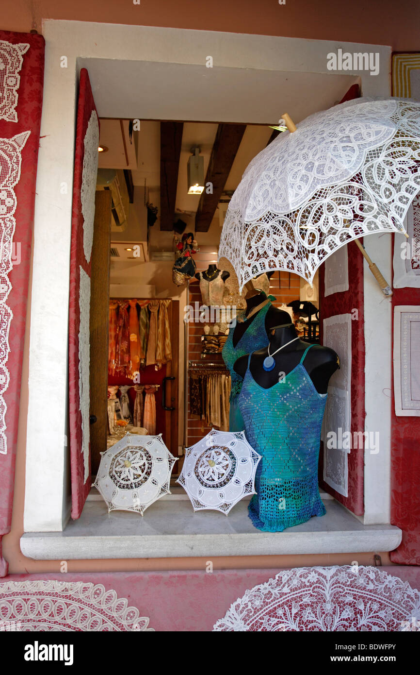 Burano lace hi-res stock photography and images - Alamy