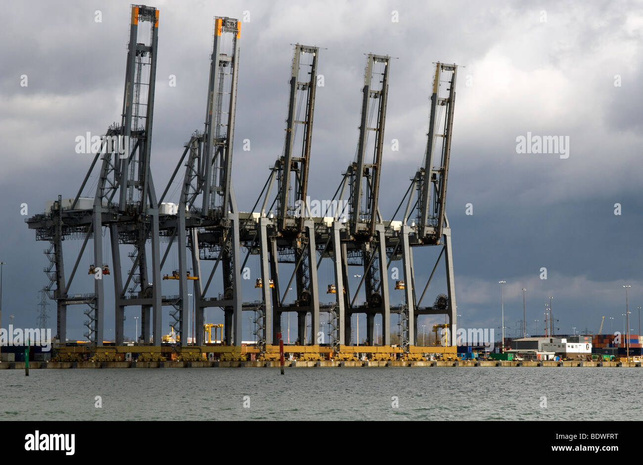 Cargo southampton container terminal hi-res stock photography and ...