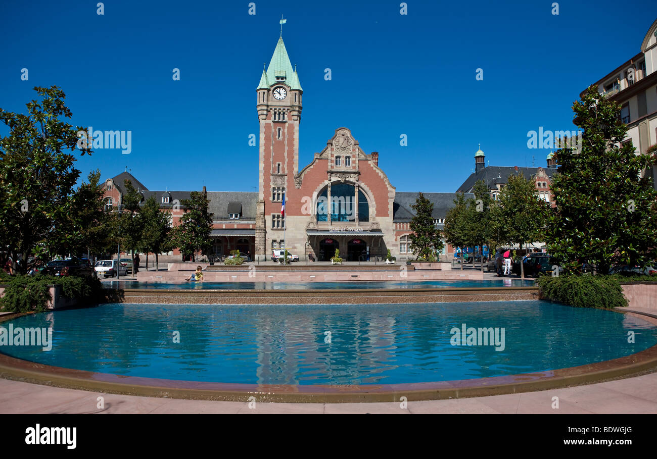 Railway station in Colmar, Alsace, France, Europe Stock Photo - Alamy