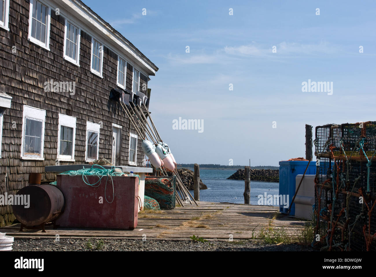 Sardine Museum Seal Cove Grand Manan New Brunswick Canada Stock Photo ...