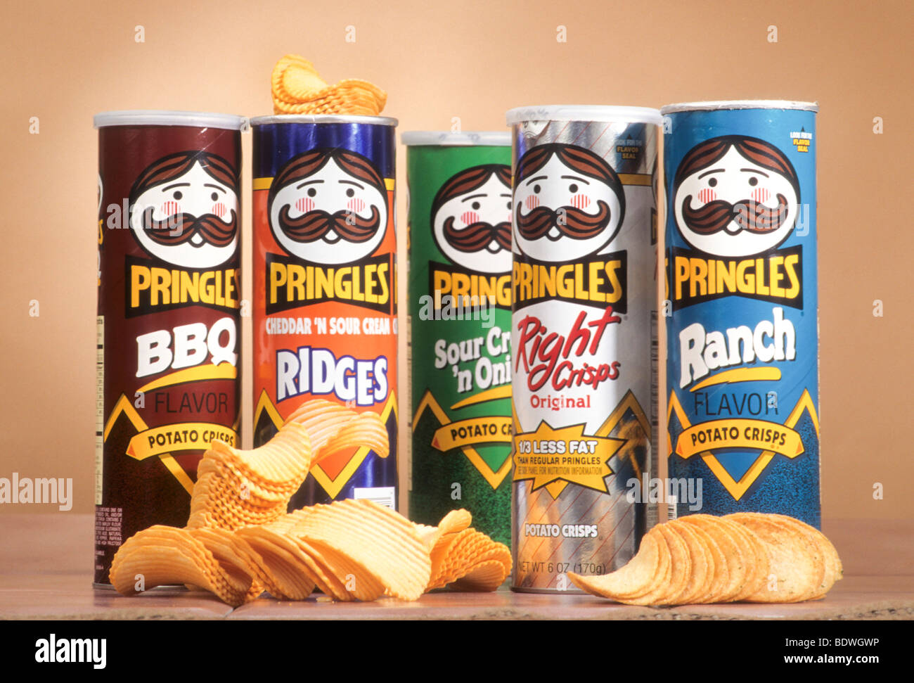Pringles Original Flavor Chips High Resolution Stock Photography and ...