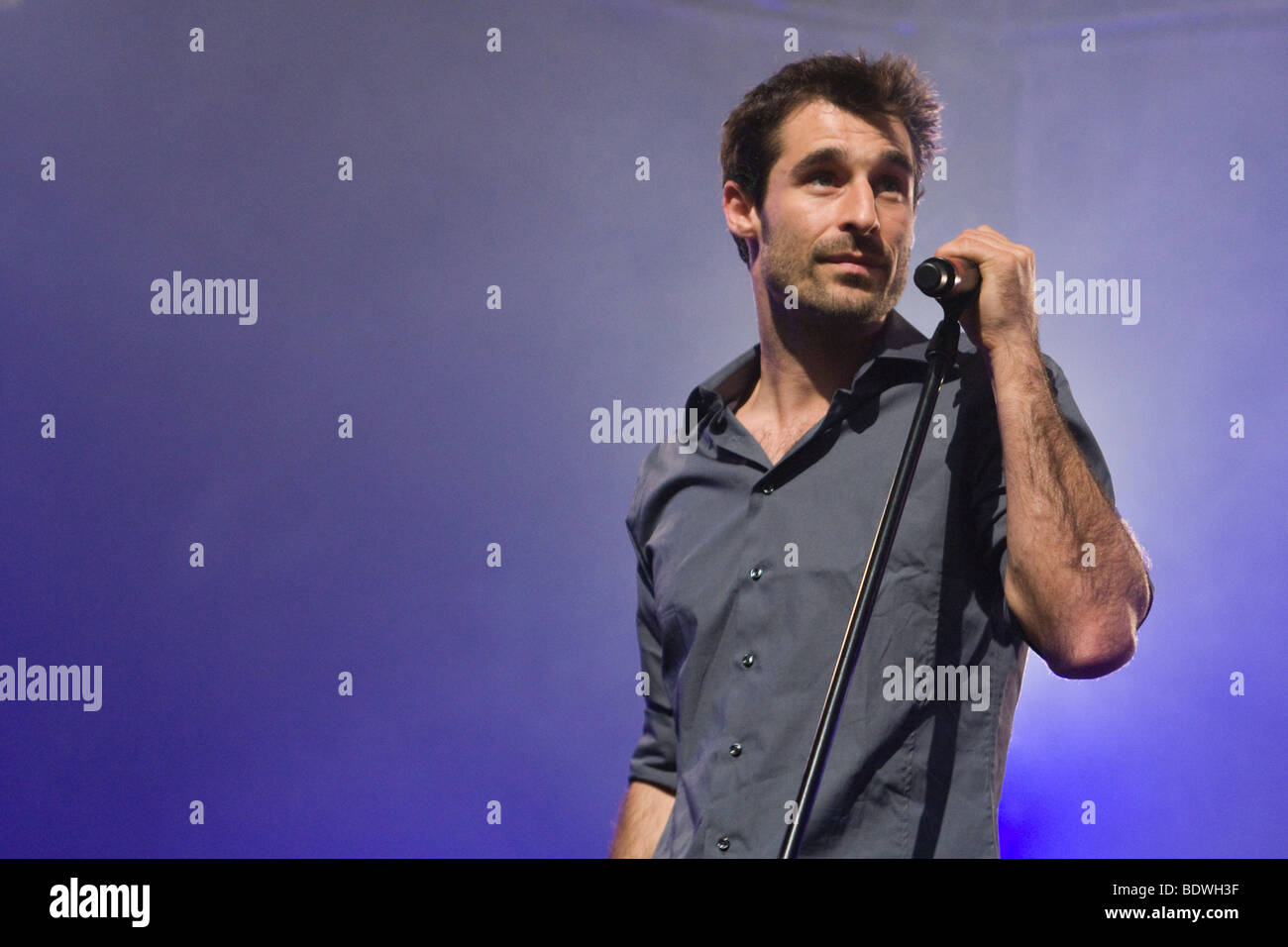 Felix Riebl, singer and frontman of the Australian band The Cat Empire ...